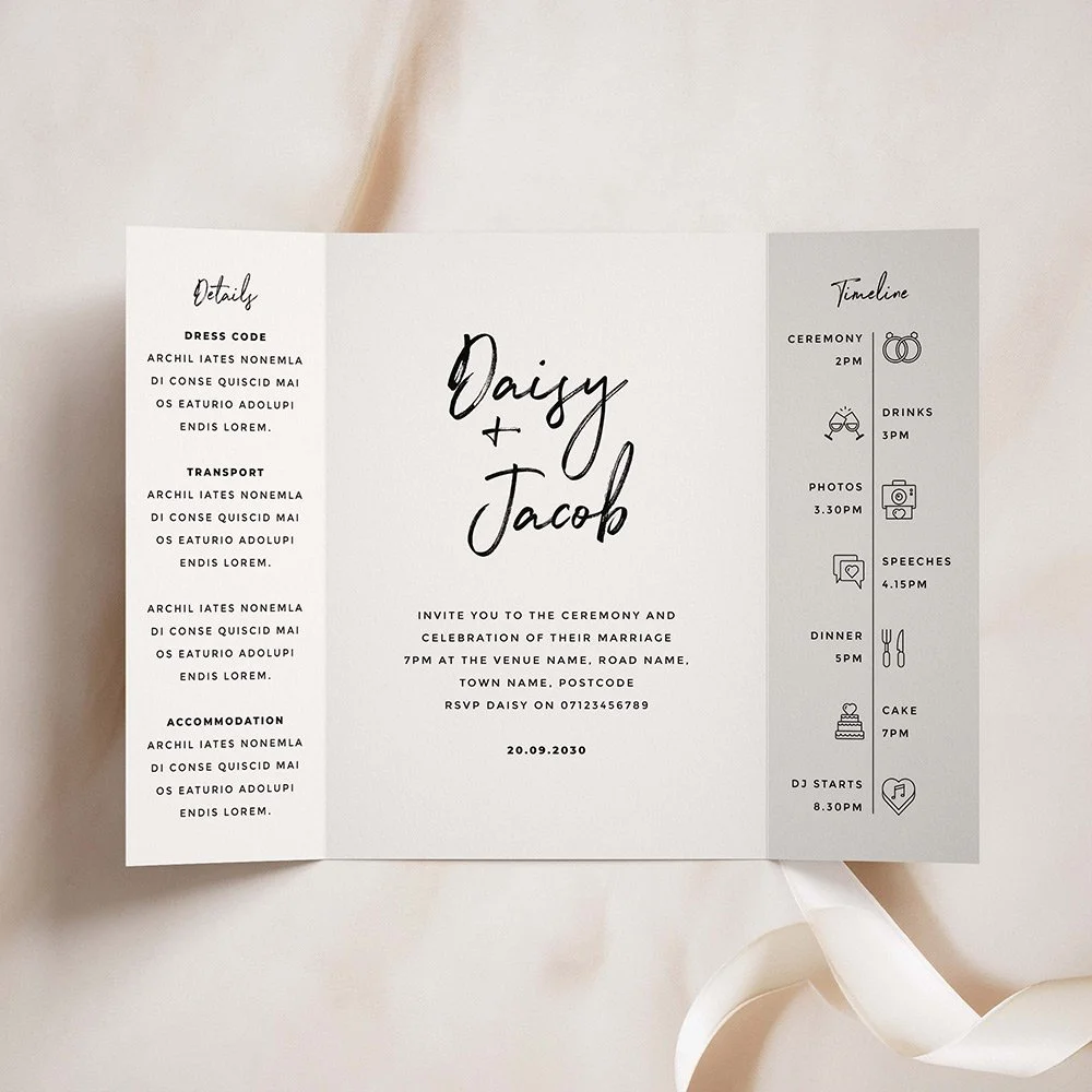 Gate fold wedding invitations 60 photos - Astyledwedding.com