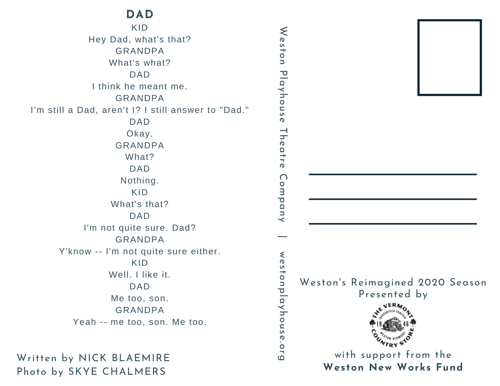 Generations — Postcard Plays