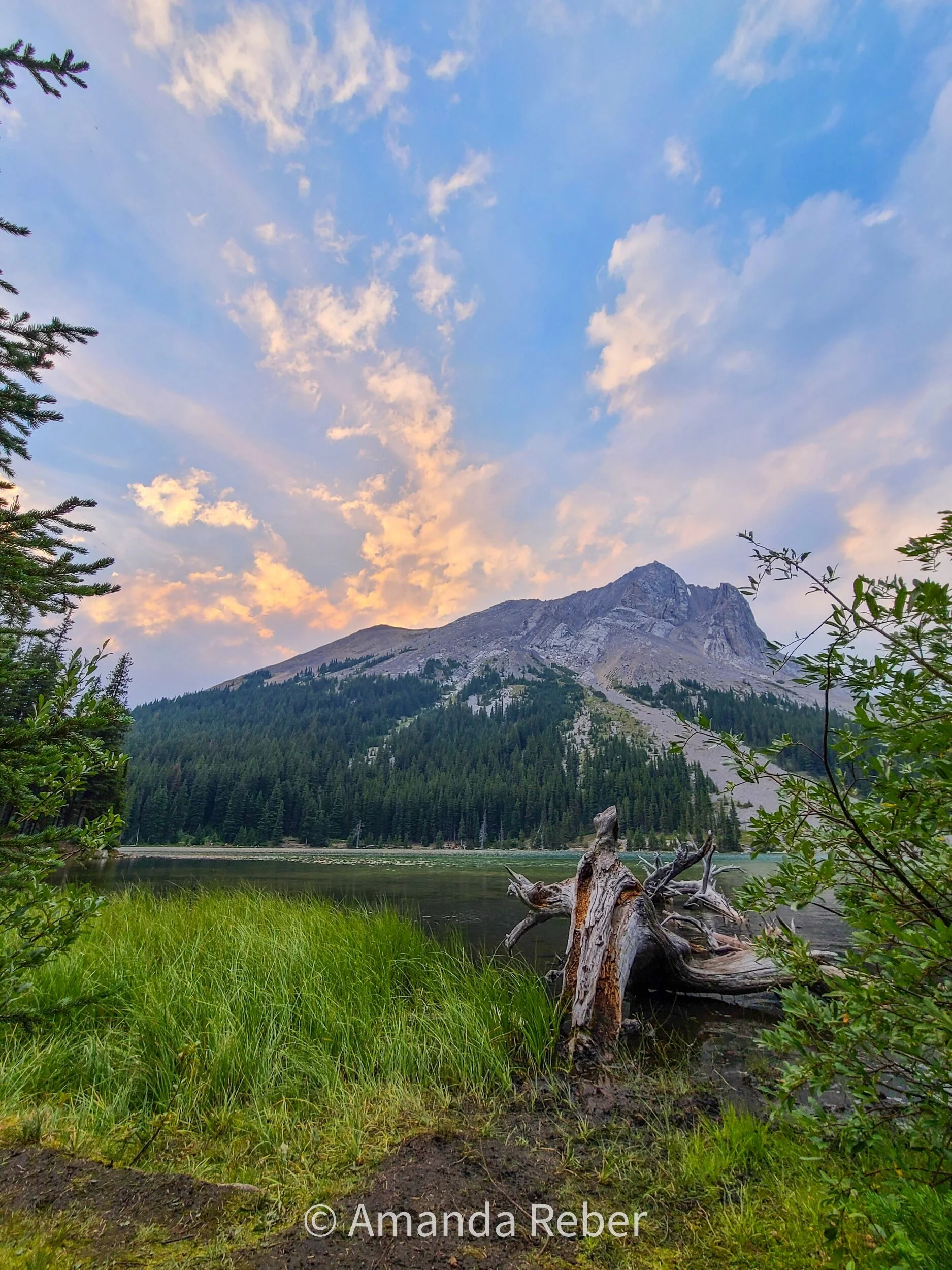Elbow Lake to Tombstone - Backcountry Camping — Amanda Reber Art