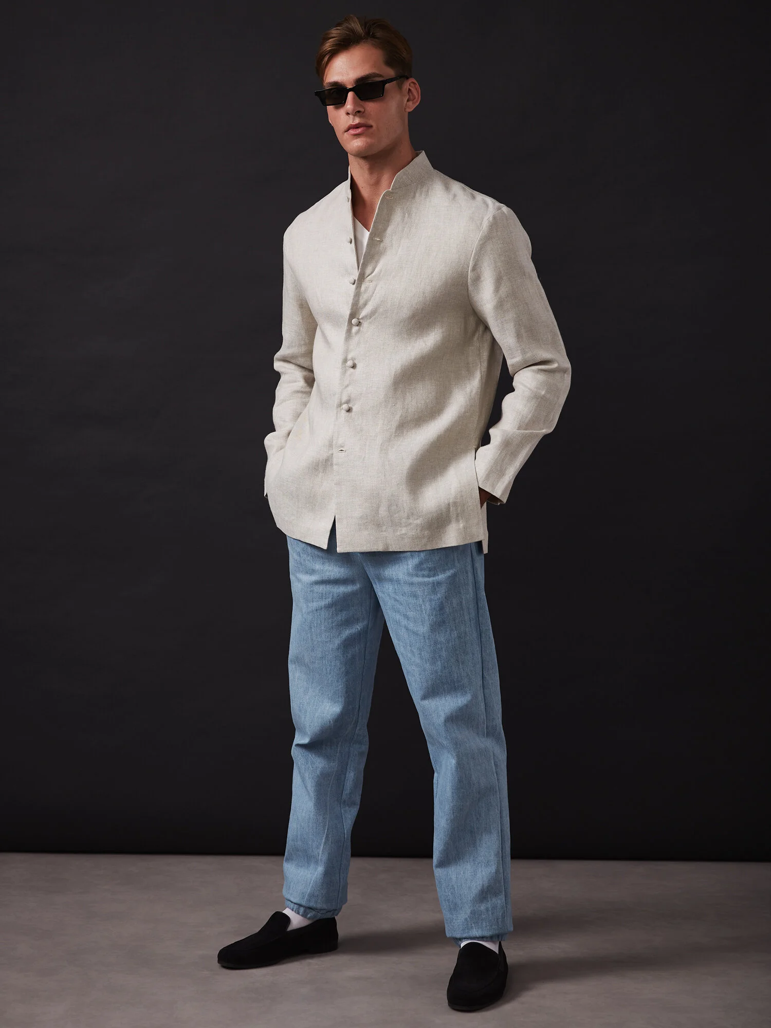 Nehru Jackets, Mandarin Collar Suits - Heron's Ghyll