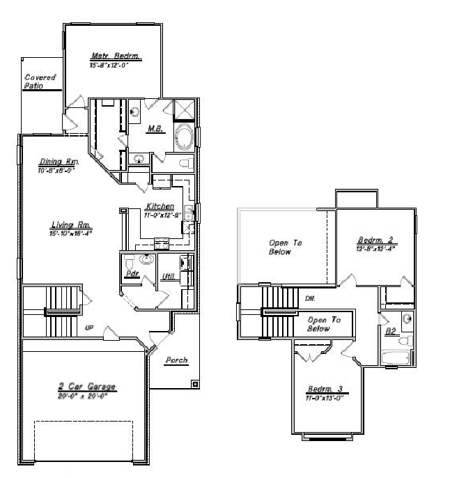 Sunterra Floor Plans — Colina Homes