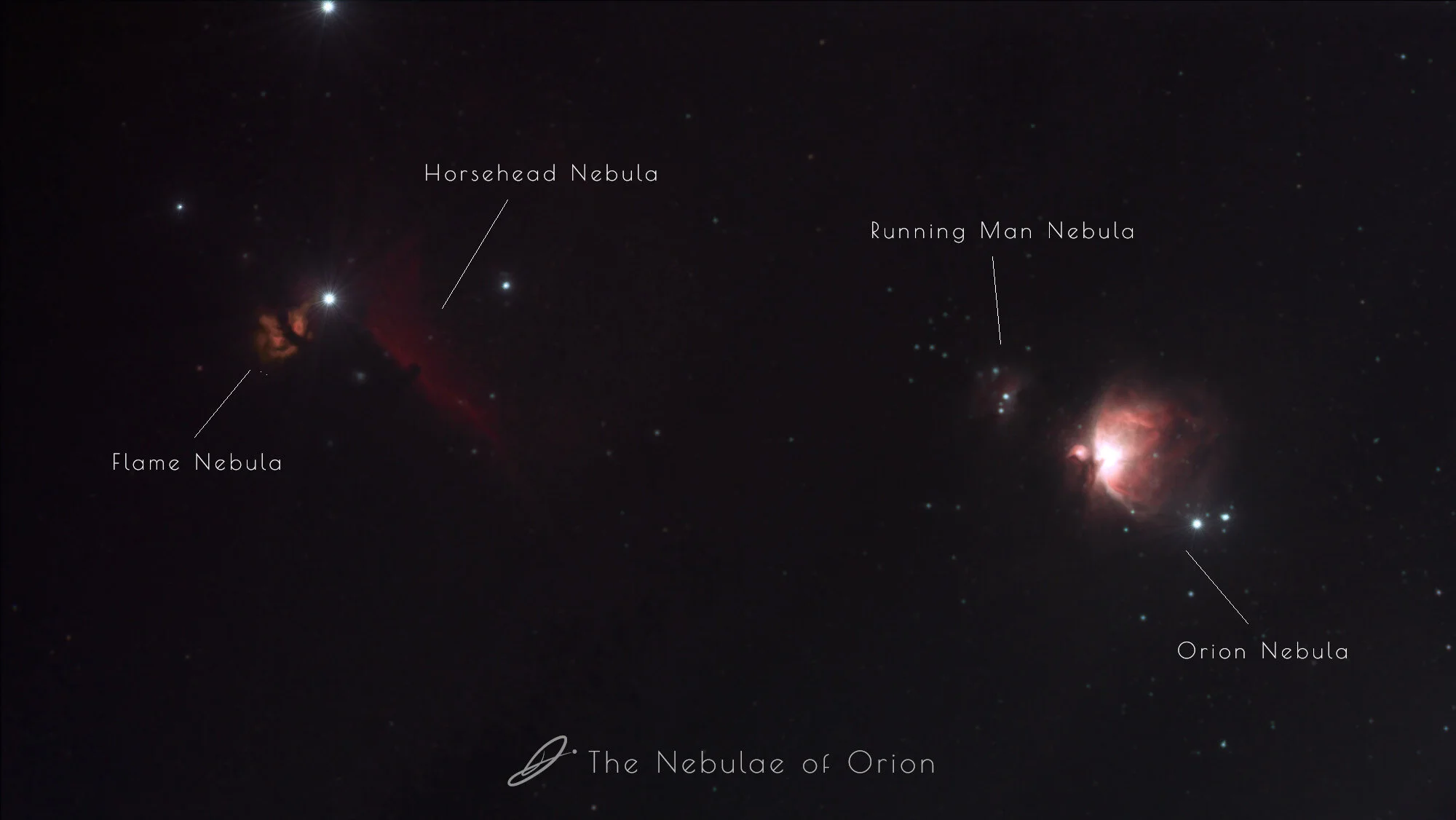 Flame Nebula Constellation Orion