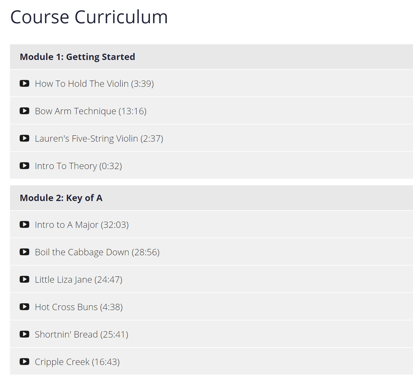 Fiddle Fundamentals — Jam With Lauren