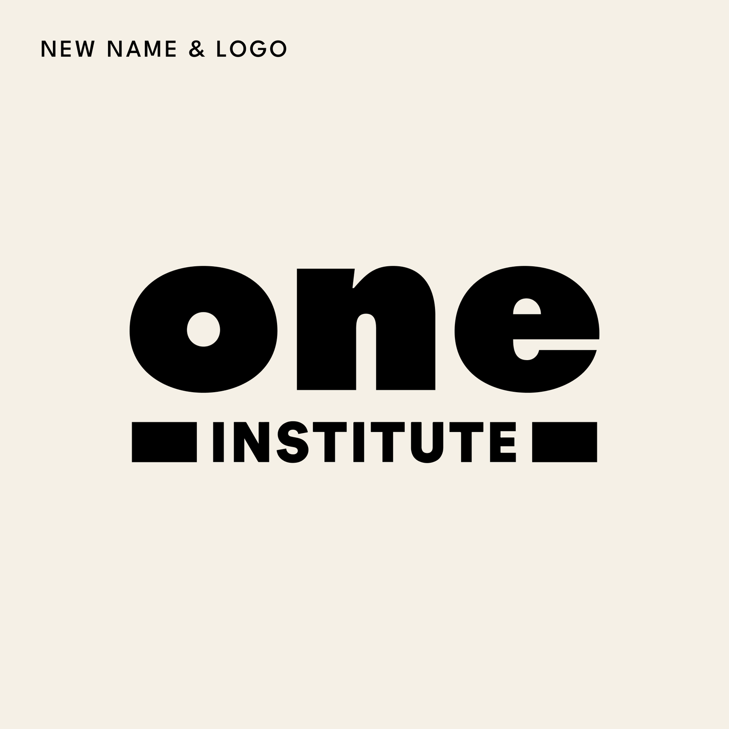 One Institute Brand Identity — Firebrand Creative House