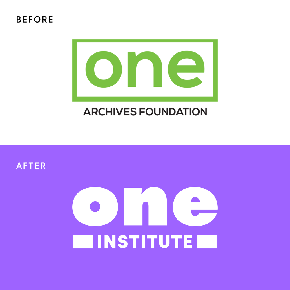 One Institute Brand Identity — Firebrand Creative House