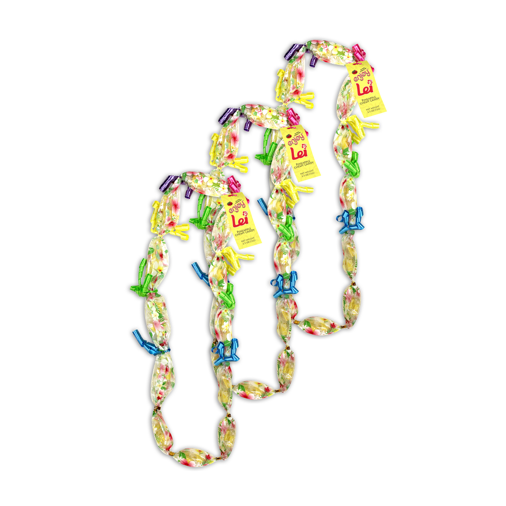 3D Gummy Pineapple Lei (3.38 oz) | Enjoy Snacks