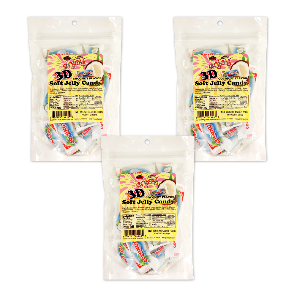3D Gummy Lychee Fun Pak | Enjoy Snacks