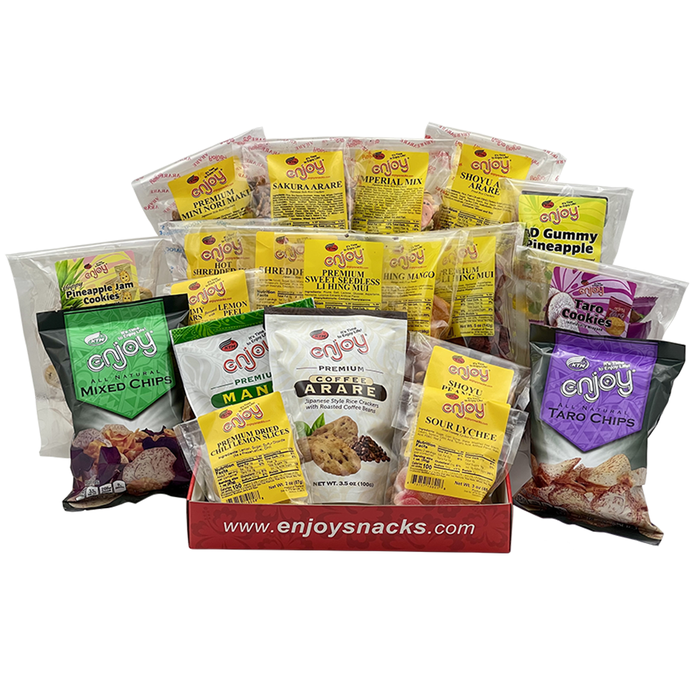 Enjoy Snacks | Hawaii Snacks - Arare, Candies, Seed, Li Hing, Chips ...