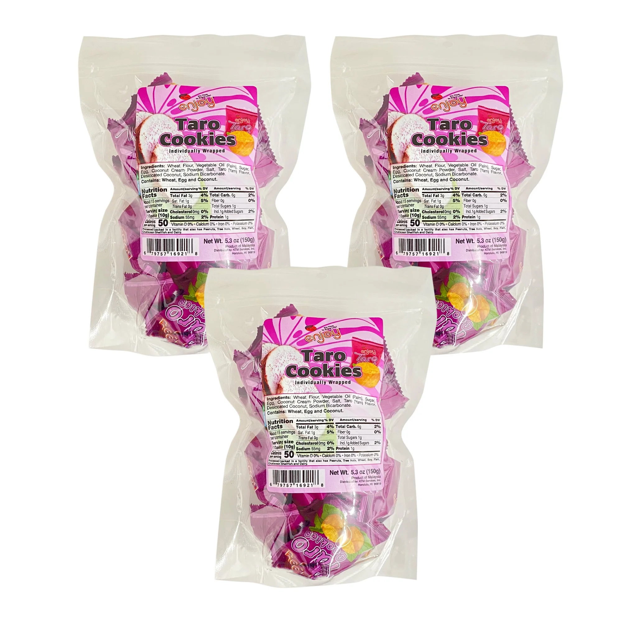 Taro Cookie (5.3 oz) | Enjoy Snacks