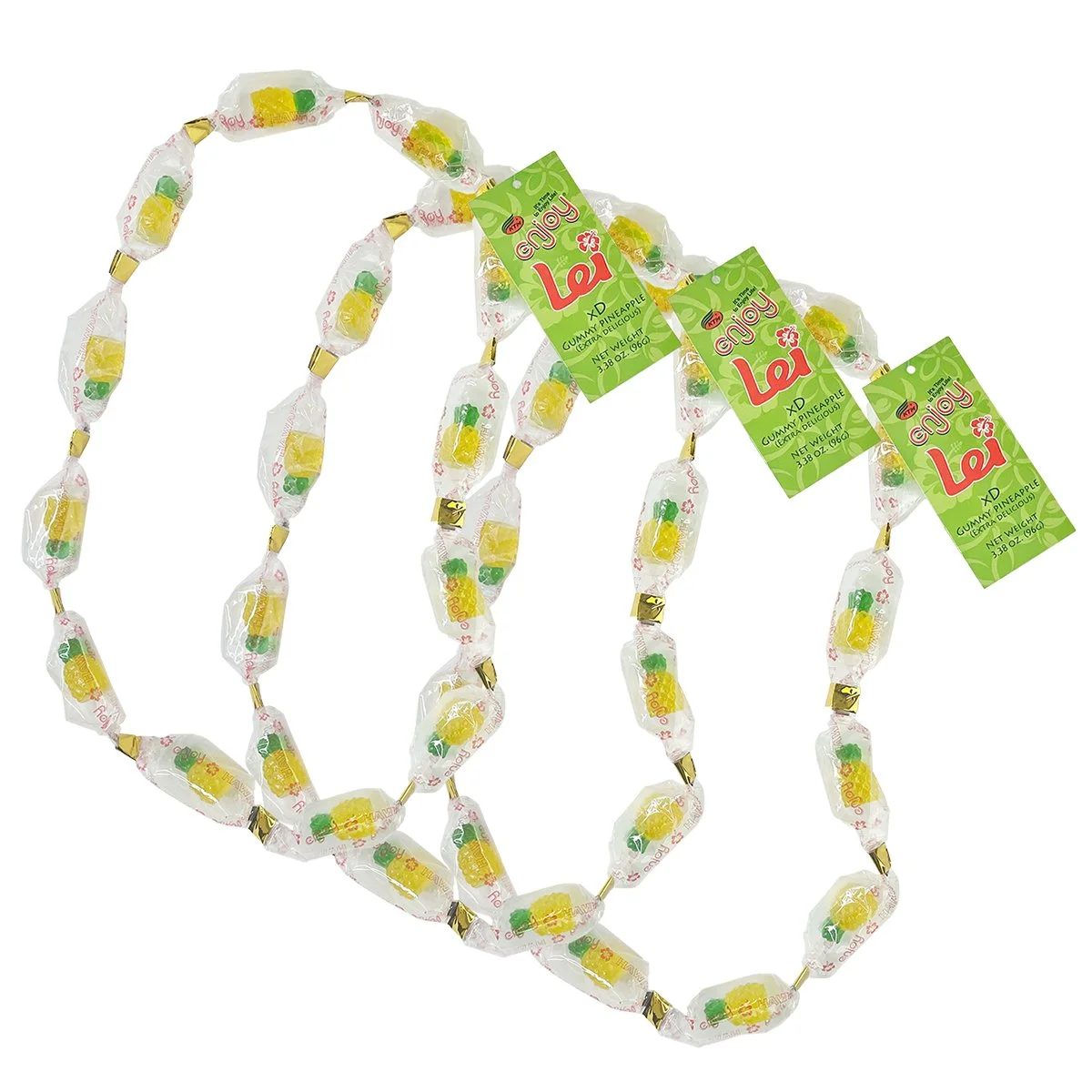 Pineapple Chewy Candy Lei (2.5 oz) | Enjoy Snacks
