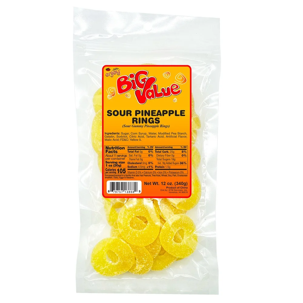 3D Pineapple Gummy Fun Pack | Enjoy Snacks