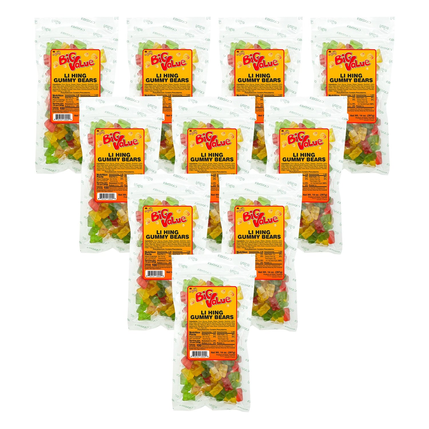 3D Gummy Lychee Fun Pak | Enjoy Snacks