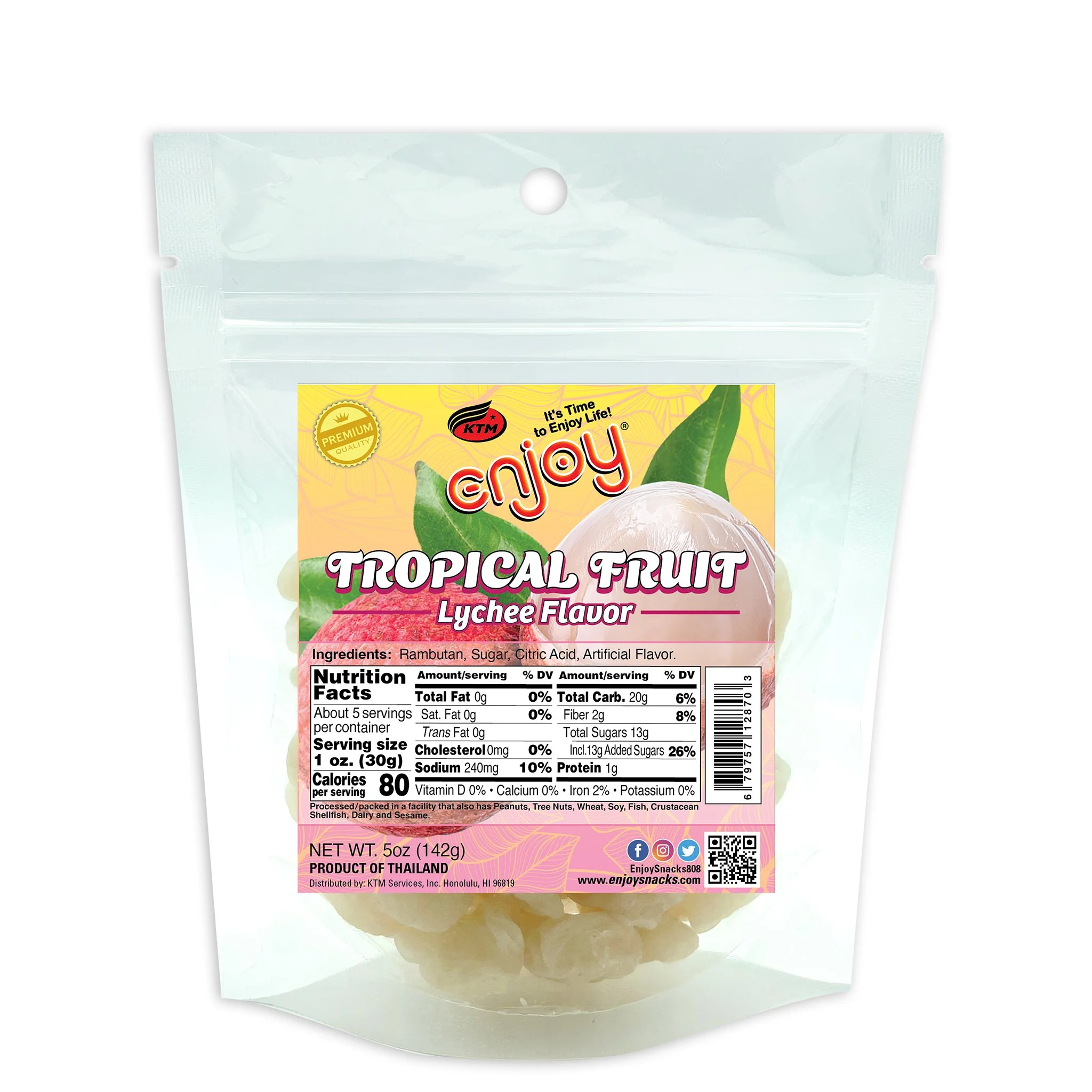 TropiGo Hawaii Hard Candy - Melon (5 oz) | Enjoy Snacks