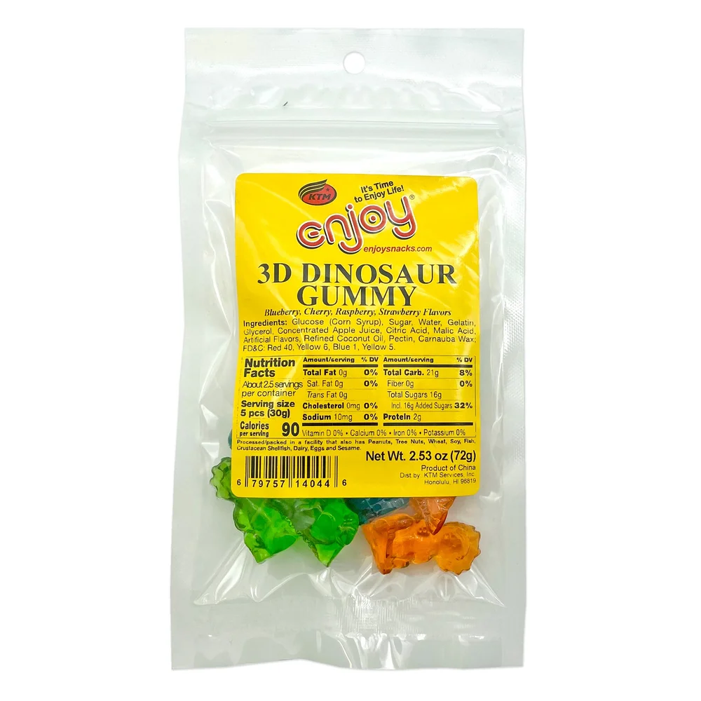 3D Gummy Pineapple (4.23oz) | Enjoy Snacks