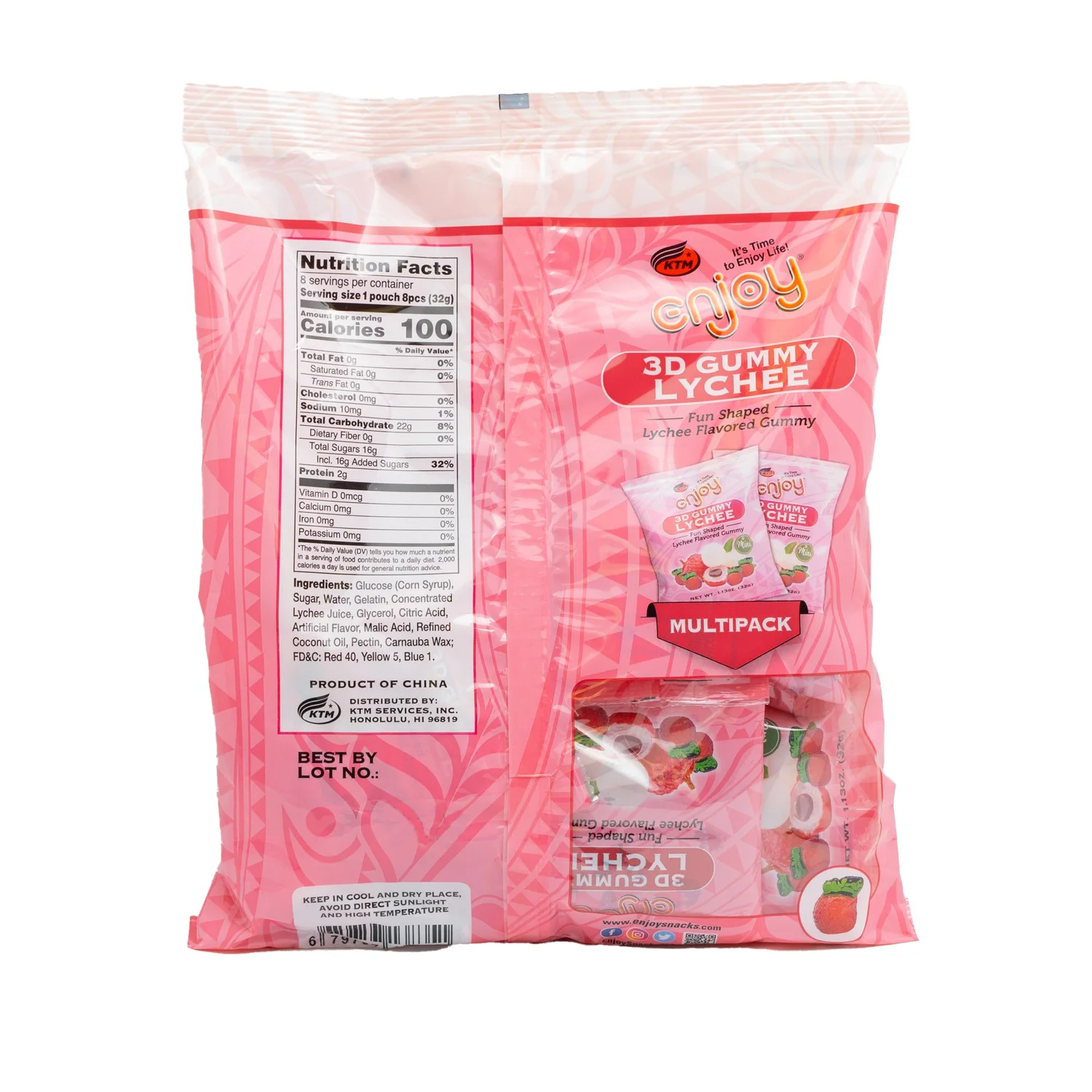 TropiGo Hawaii Hard Candy - Lychee (5 oz) | Enjoy Snacks