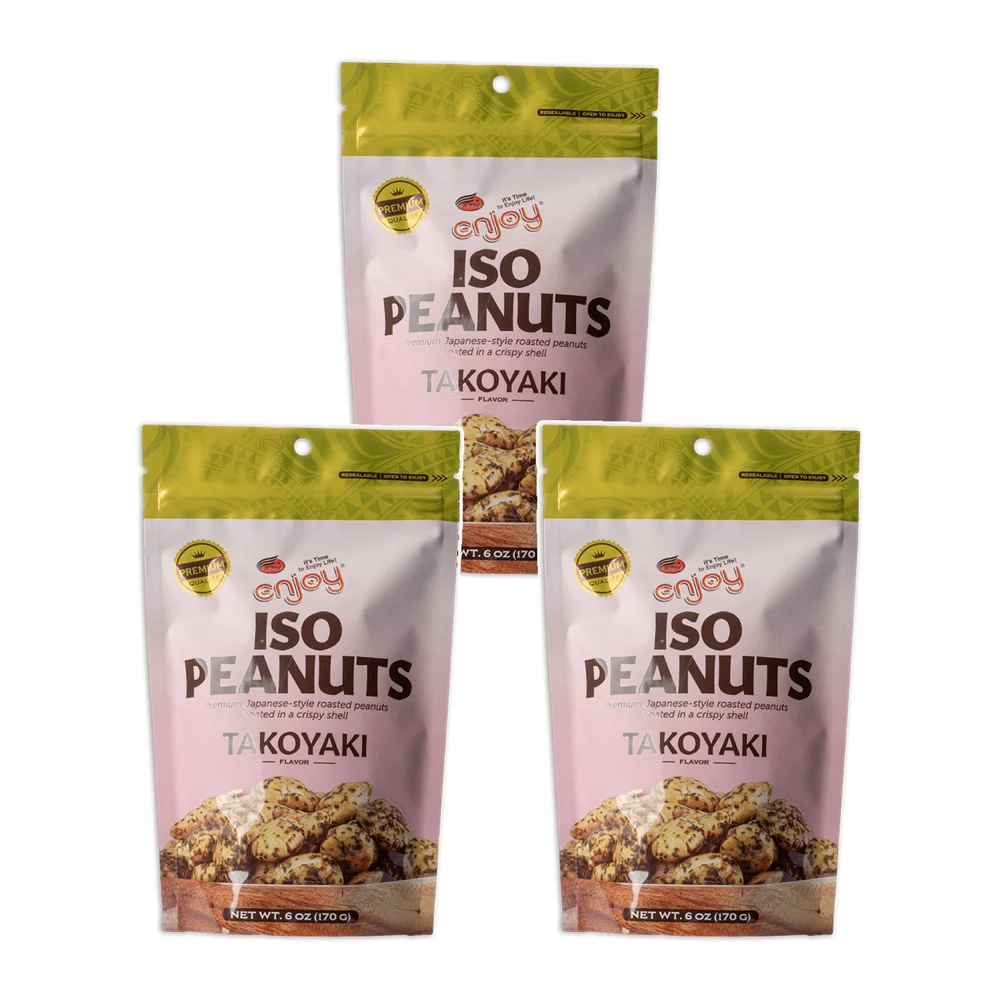 Iso Peanuts - Yellow Curry (6oz) | Enjoy Snacks