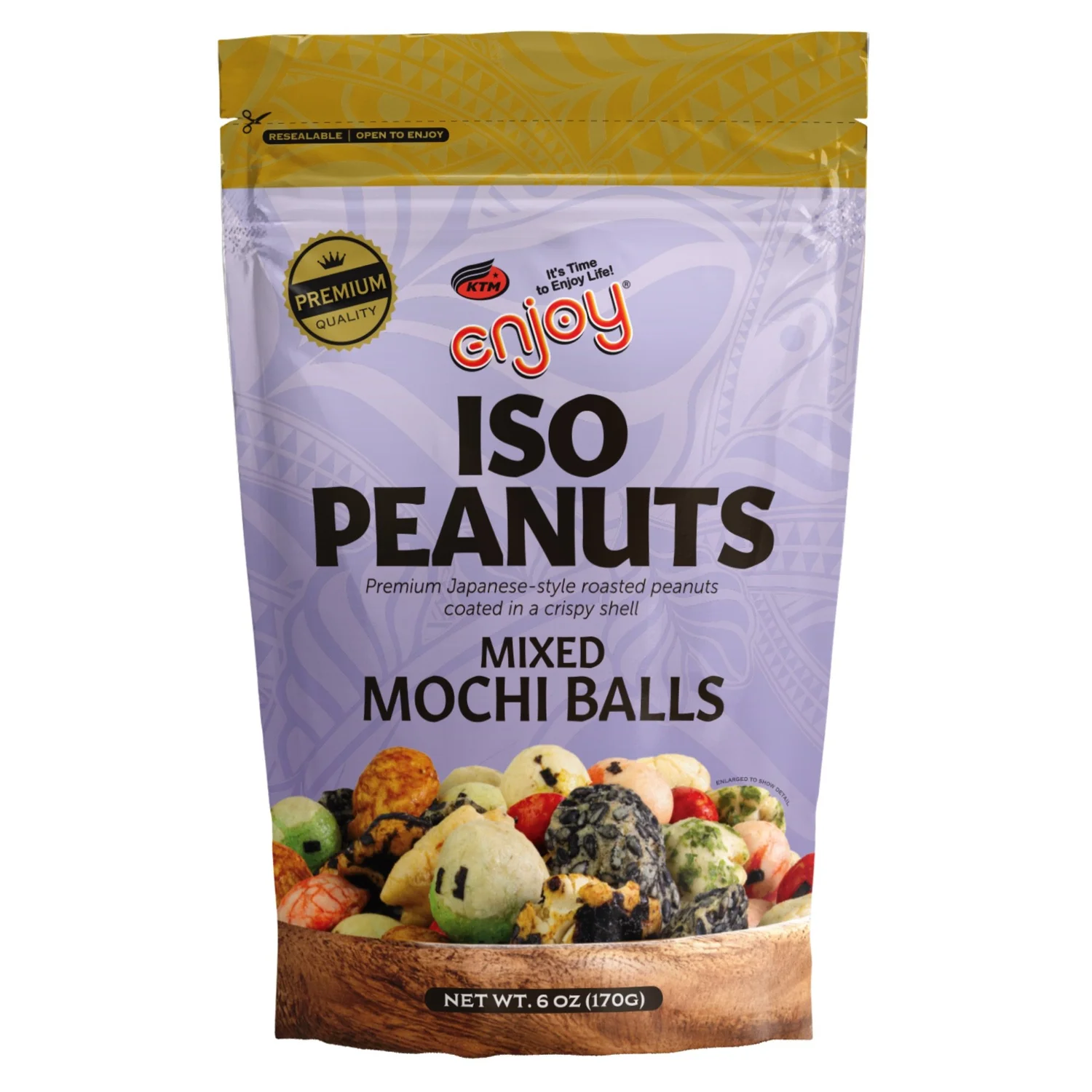 Iso Peanuts - Ninja (Nori) (6oz) | Enjoy Snacks