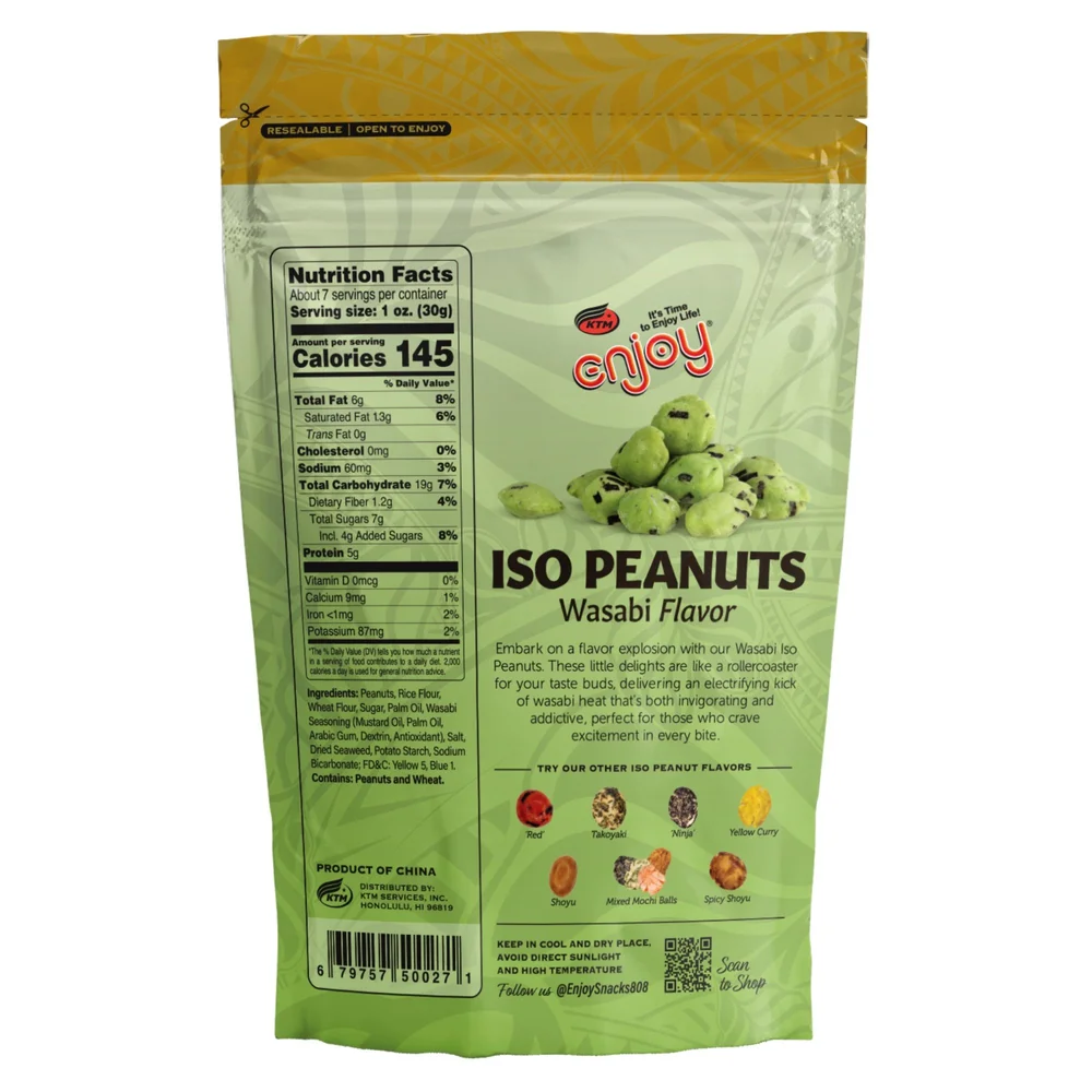 Iso Peanuts - Takoyaki (6oz) | Enjoy Snacks