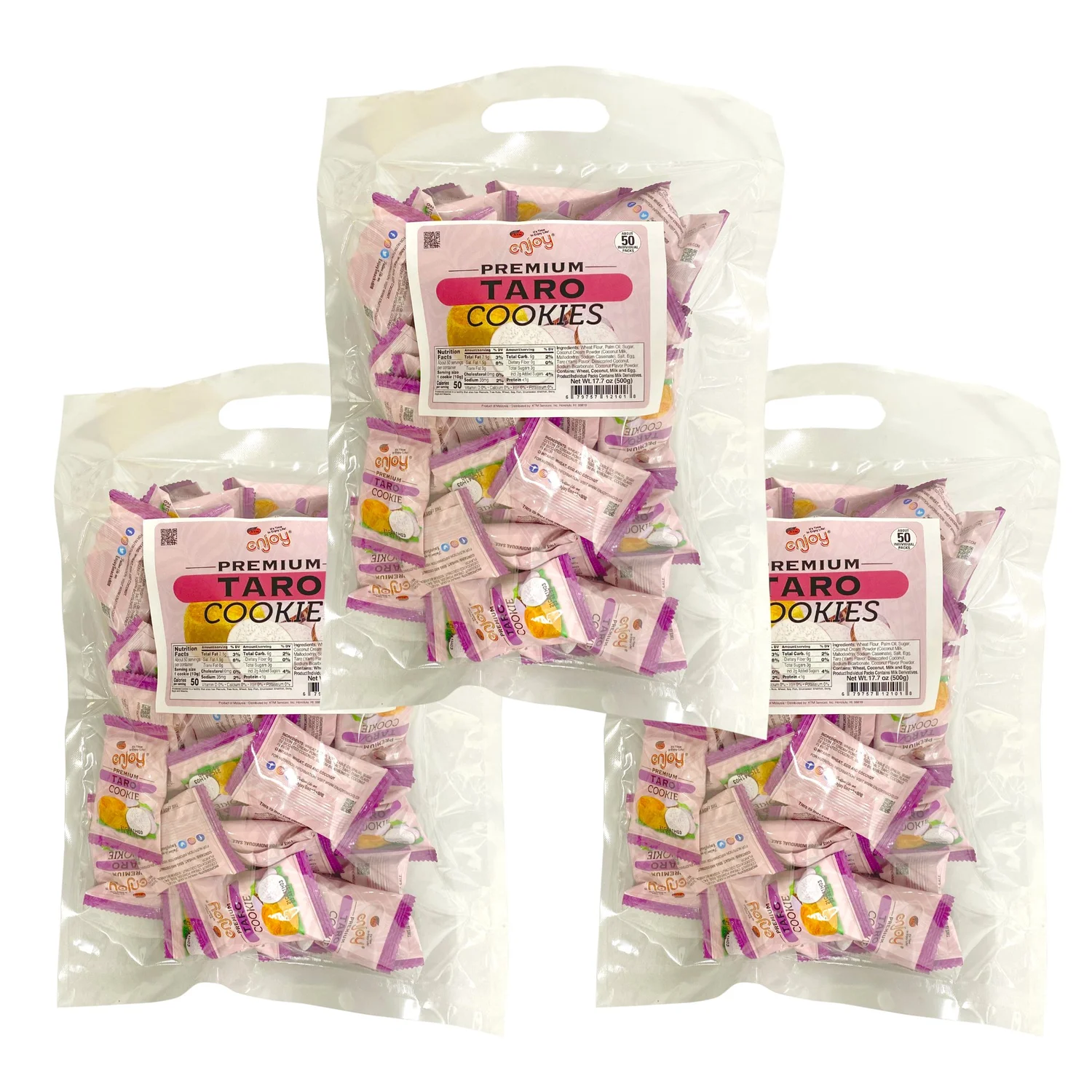 Taro Cookies (5.3 oz) | Enjoy Snacks