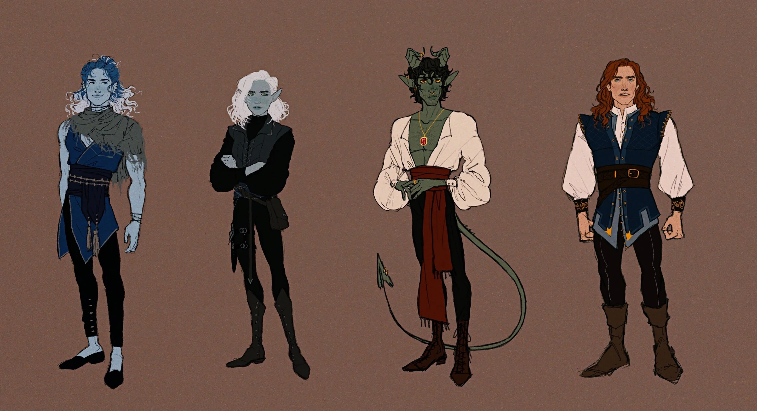 Character and Costume Design — Arcane Gold Art