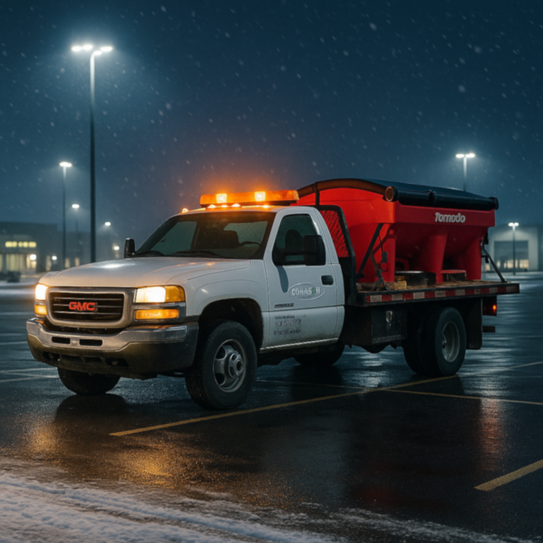 Snow Removal | Clear Paths Today — Conasph & Landmark Paving