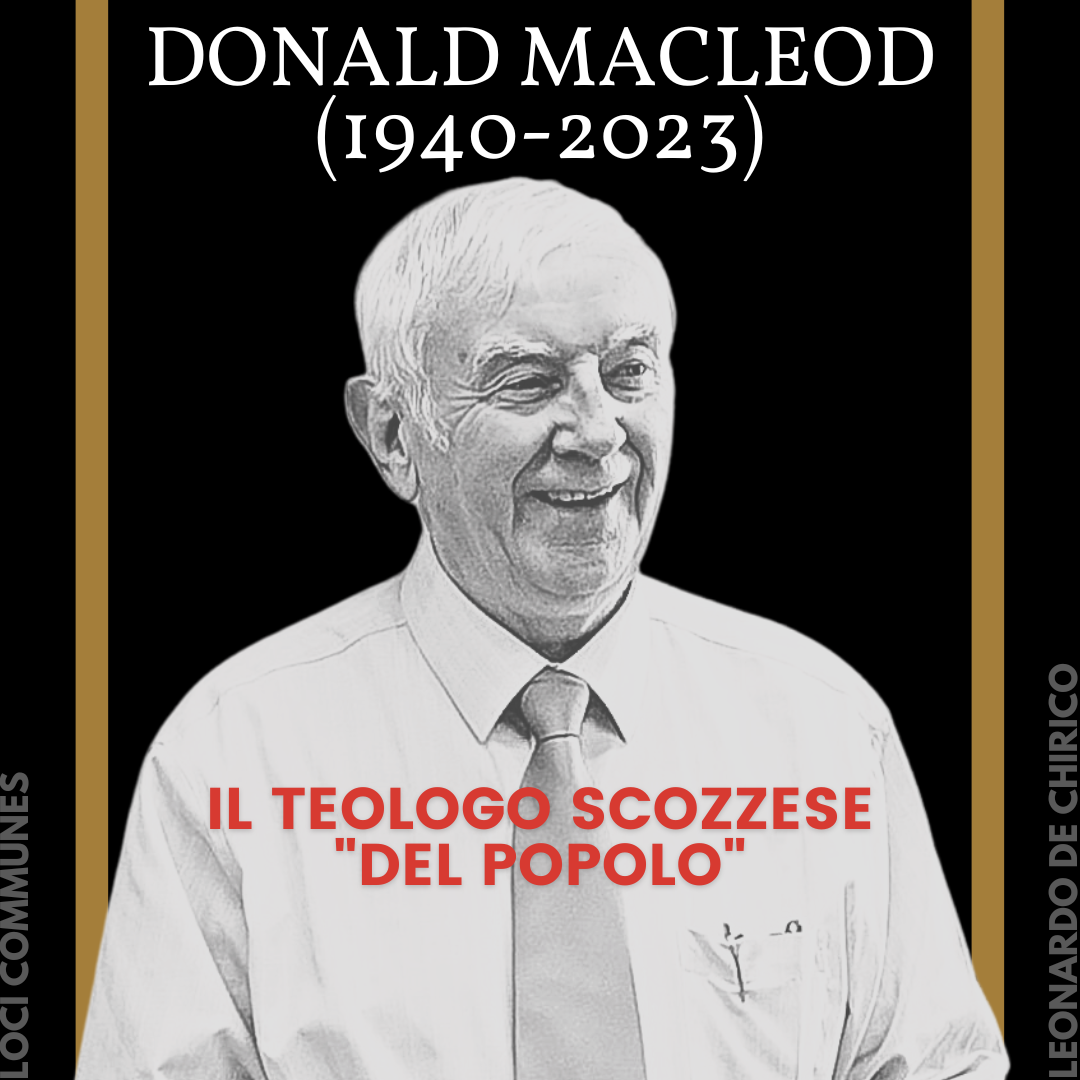 Donald Macleod (1940-2023), il teologo scozzese “del popolo” — Loci ...