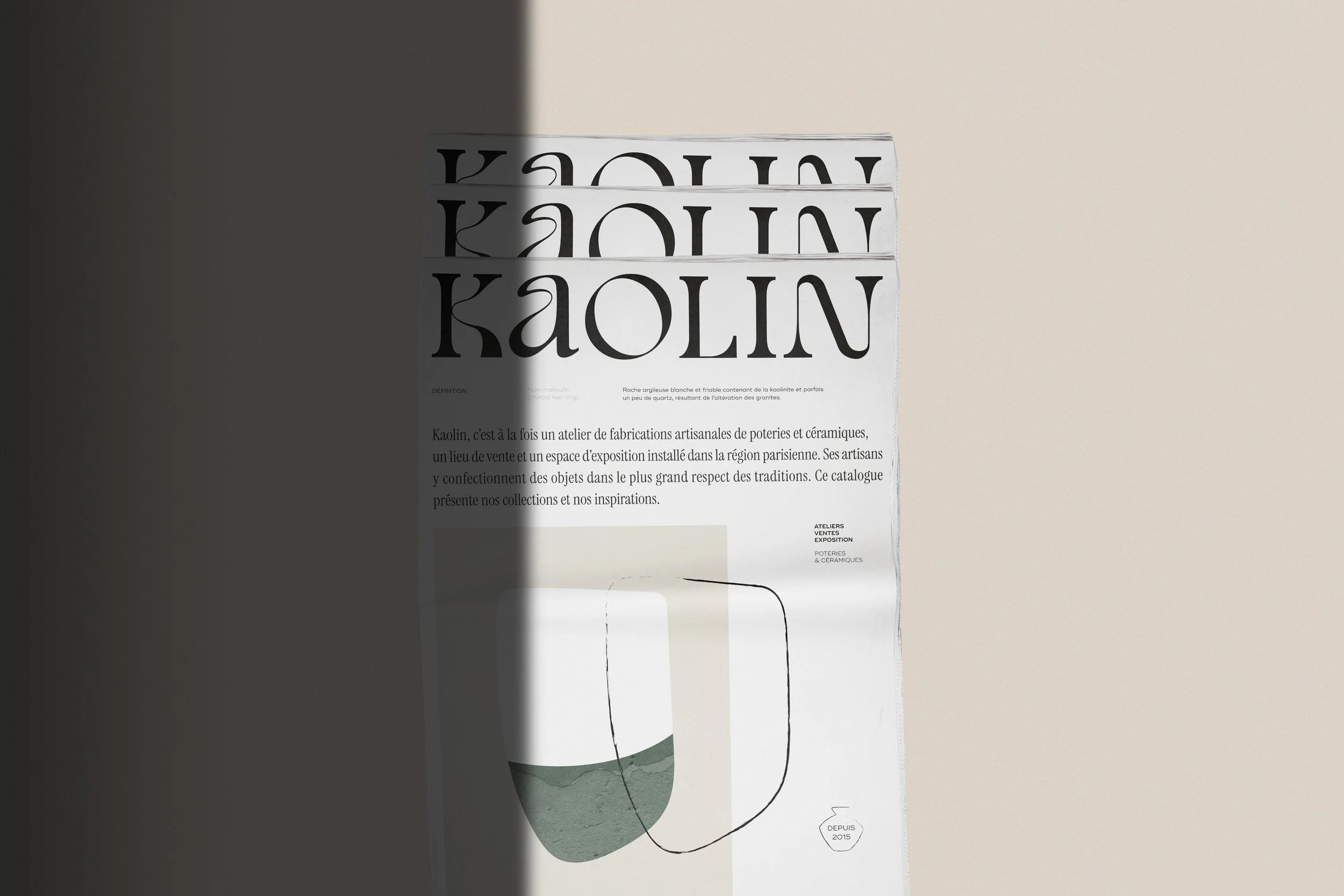 Kaolin, poterie et céramiques