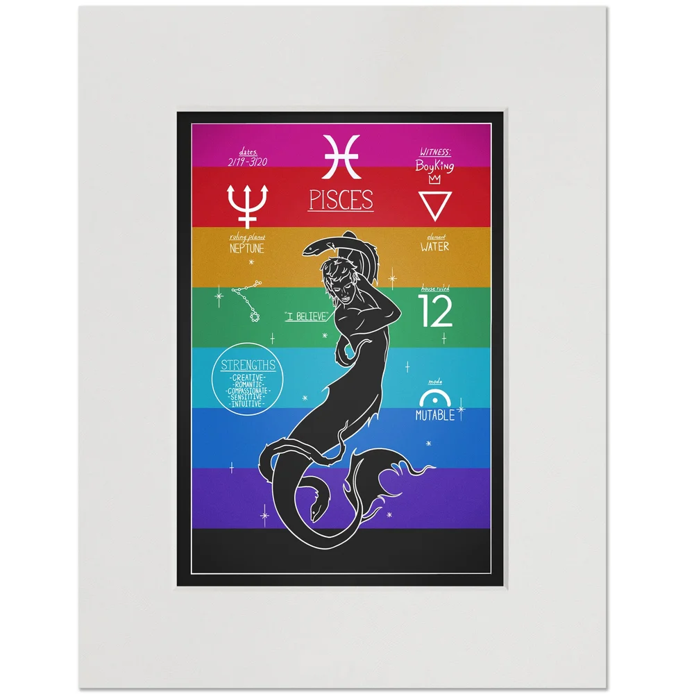 Pisces Zodiac Art