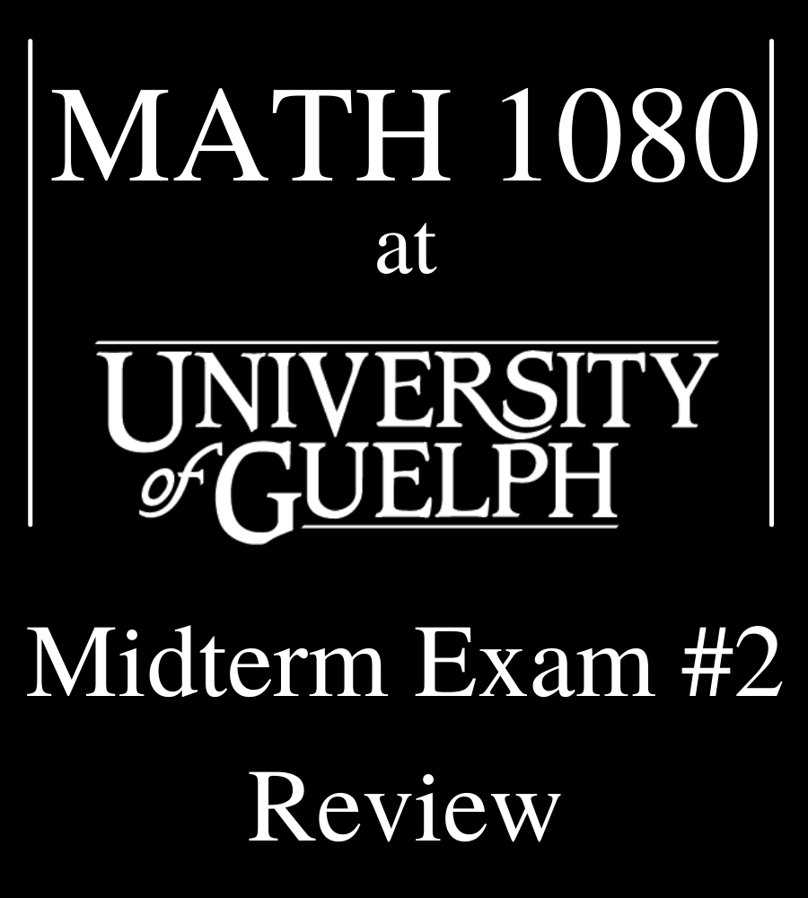 MATH 1080 Midterm Exam 2 Review Registration — SmartPhys
