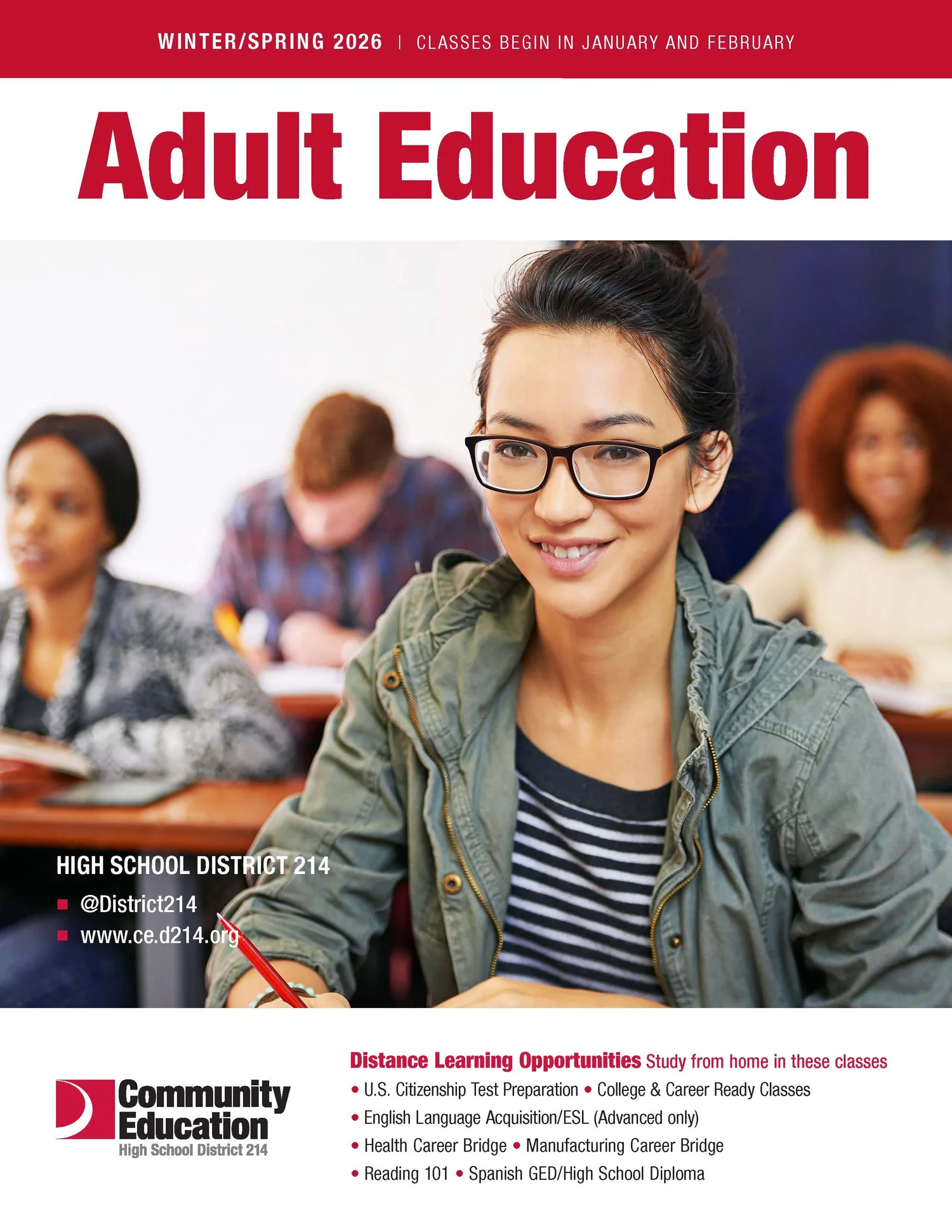 About Adult Education — District 214 Community Education