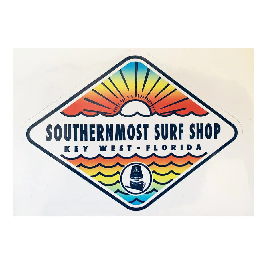 Southernmost Point Buoy Sticker — SOUTHERNMOST SURF SHOP