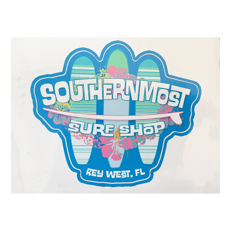 Southernmost Point Buoy Sticker — SOUTHERNMOST SURF SHOP