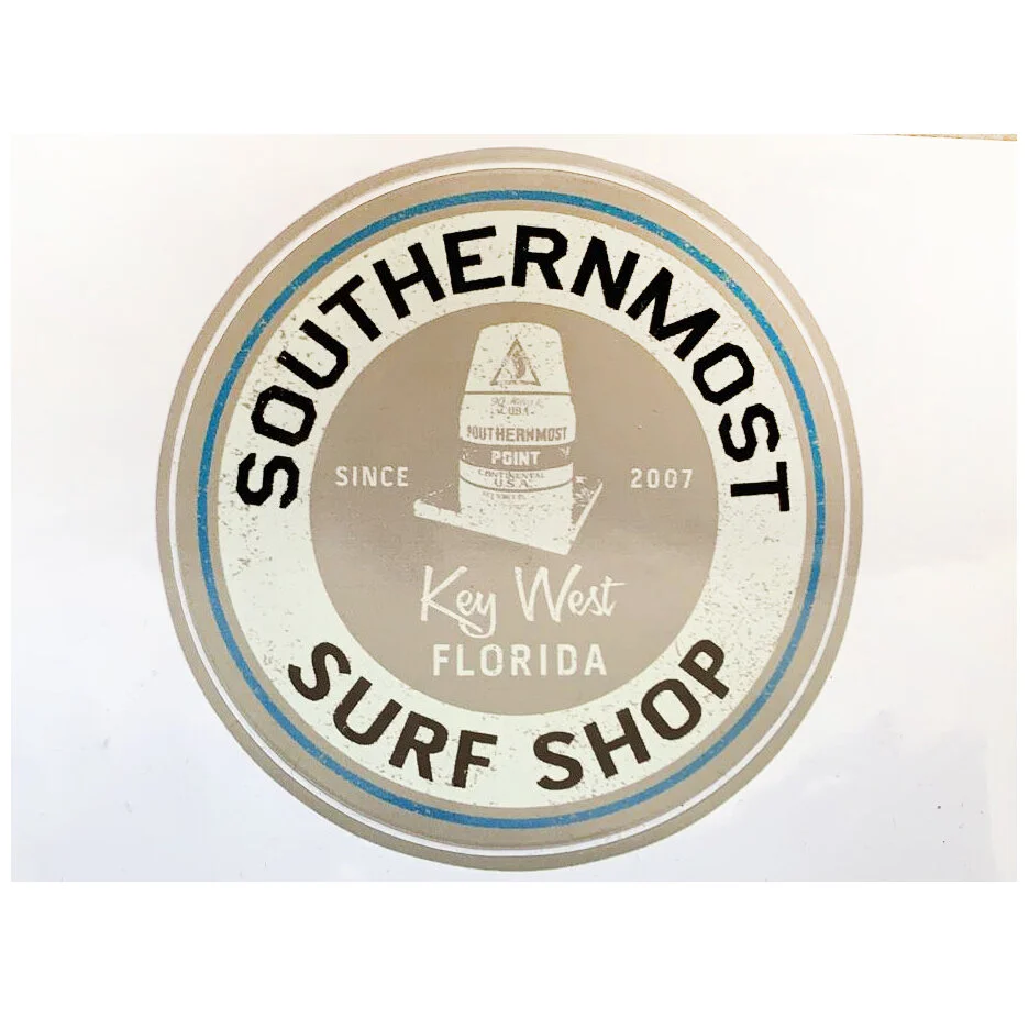 Southernmost Point Buoy Sticker — SOUTHERNMOST SURF SHOP