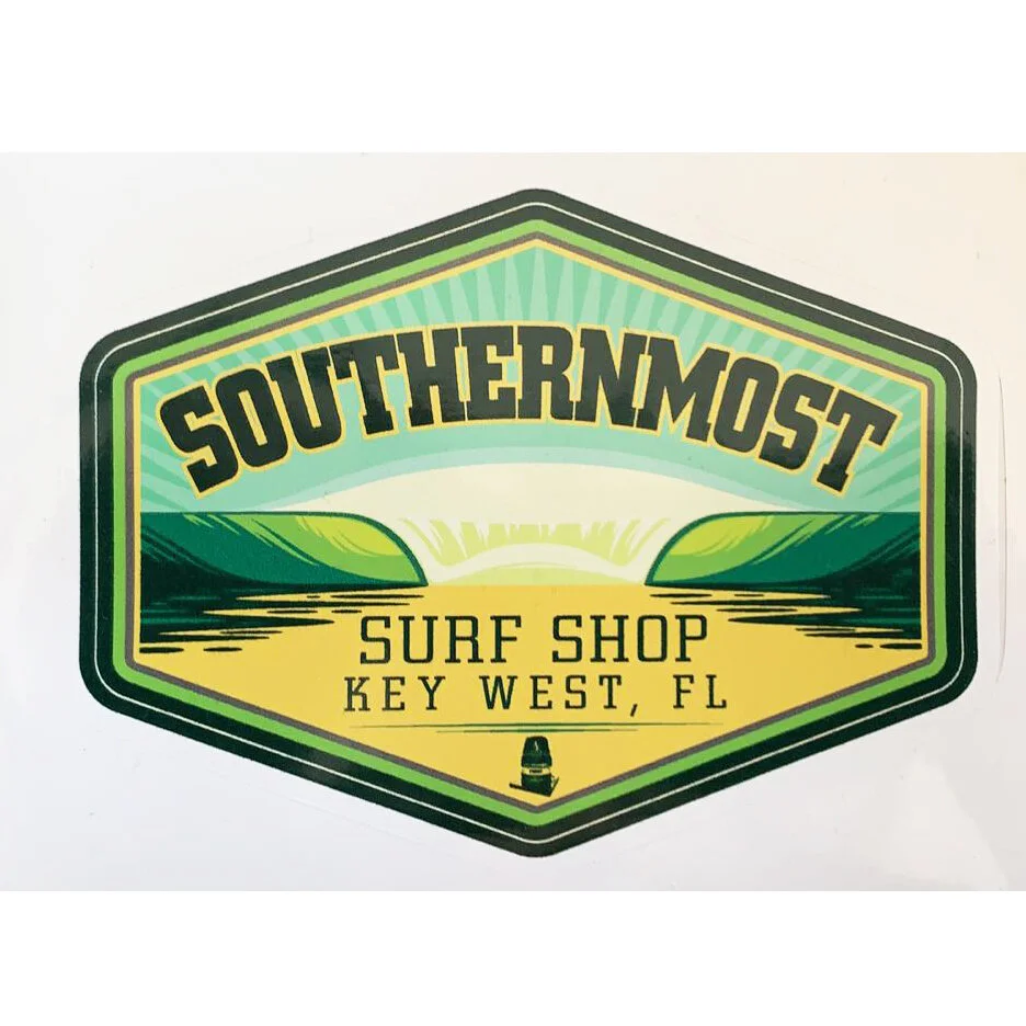 Southernmost Point Buoy Sticker — SOUTHERNMOST SURF SHOP
