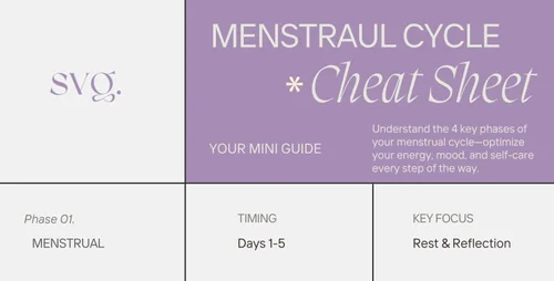The Ultimate Cheat Sheet to the Phases of Your Menstrual Cycle — svg living
