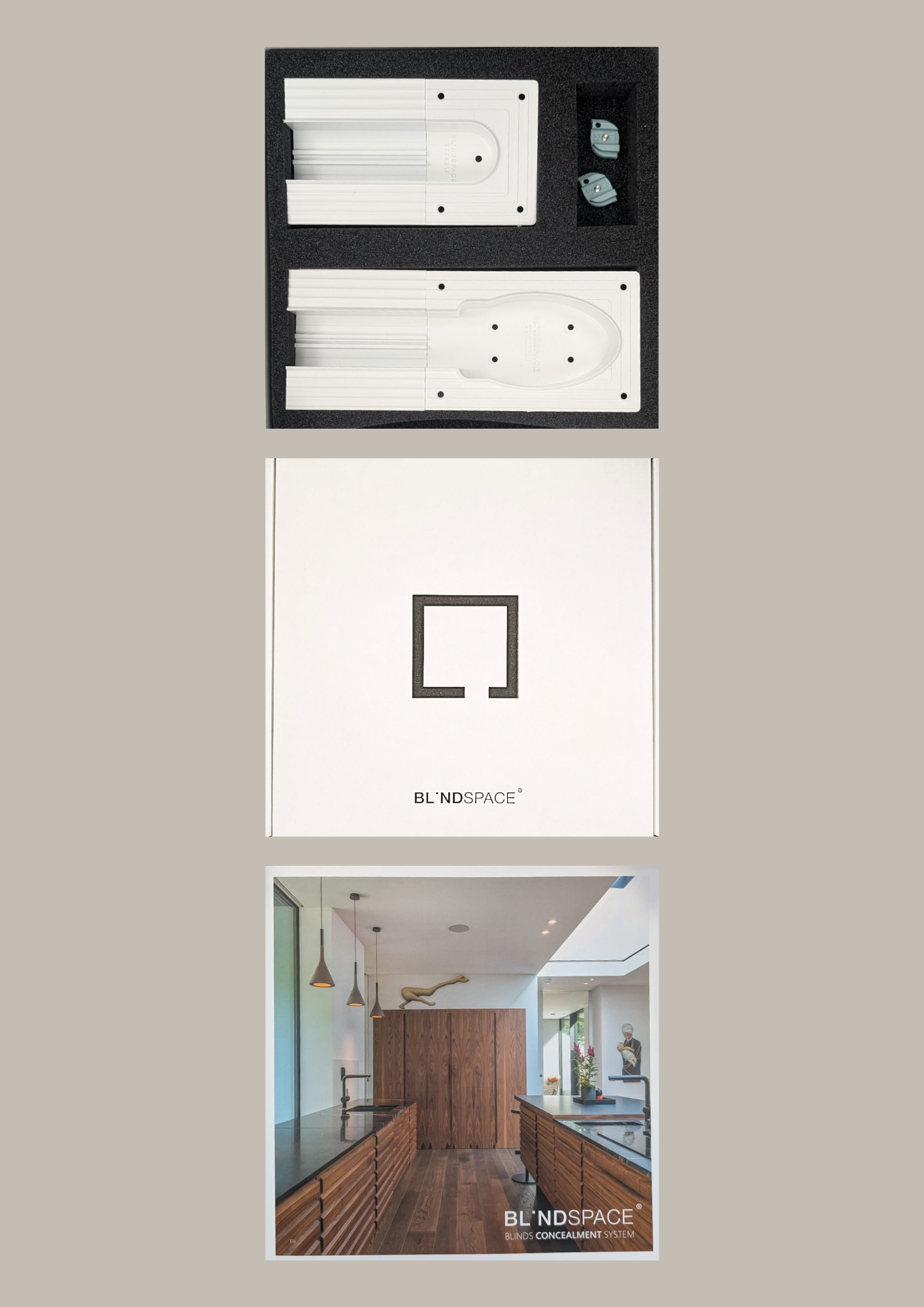 Blindspace TrackTrim Sample Box — JSC Group Interiors Ltd.