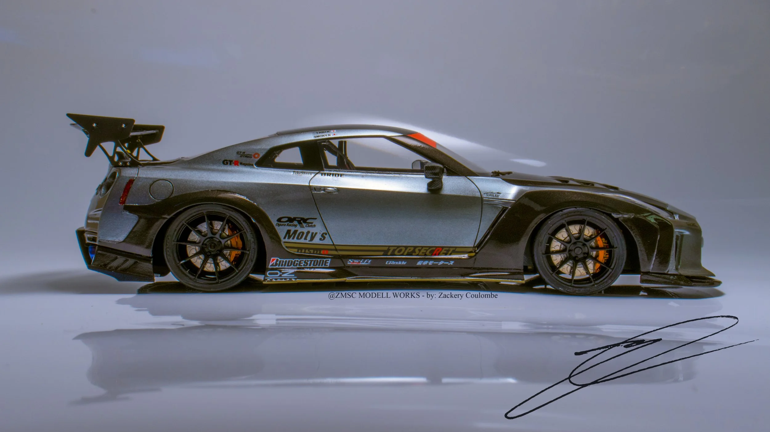 Top Secret R-35 GT-R - Alpha Model 1/24 — ZMSC Modell Works