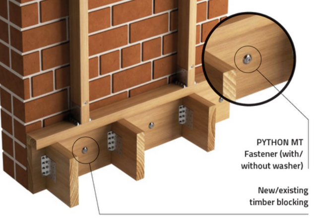Seismic Retrofit of URM Building | Case Study — PYTHON Fixings AU