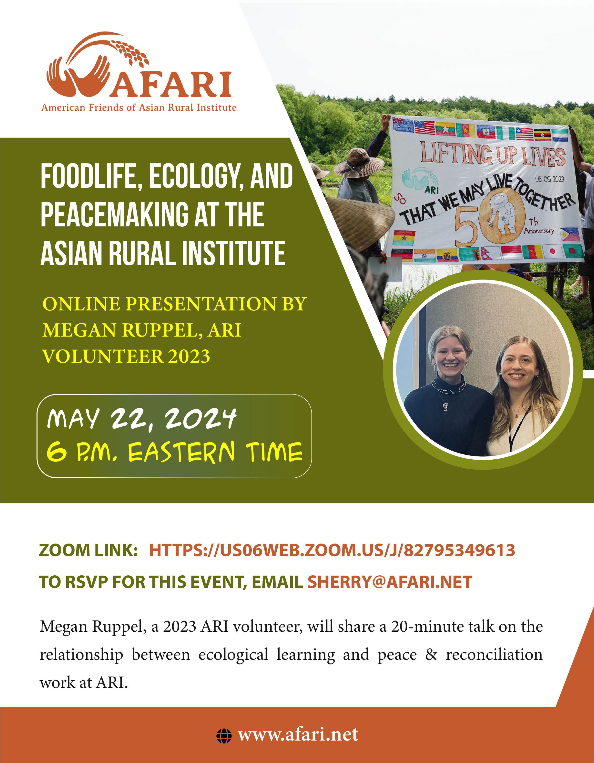 General 2 — American Friends of Asian Rural Institute