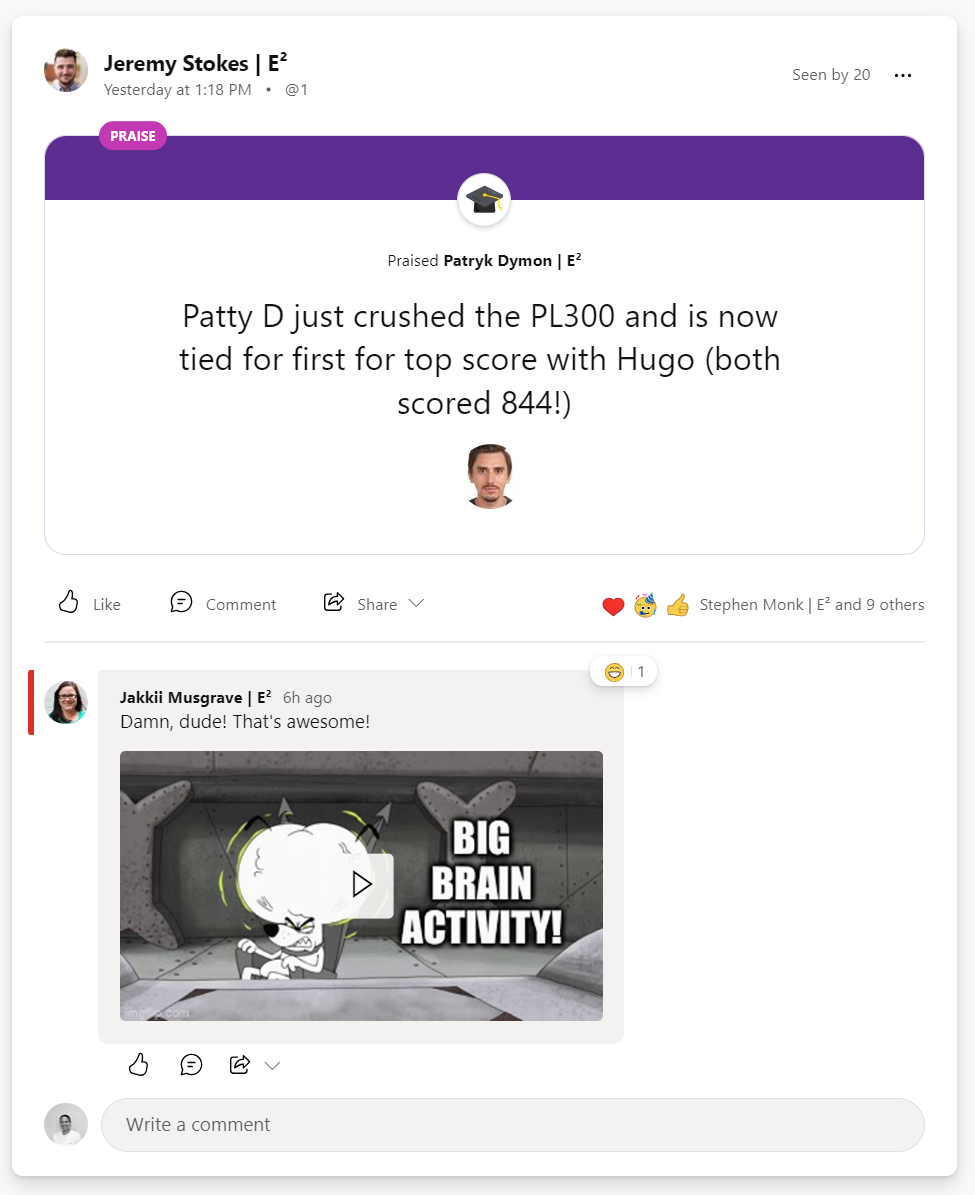 Engage Squared – The power of puppy posts - SWOOP Analytics® | Digital Workplace Analytics