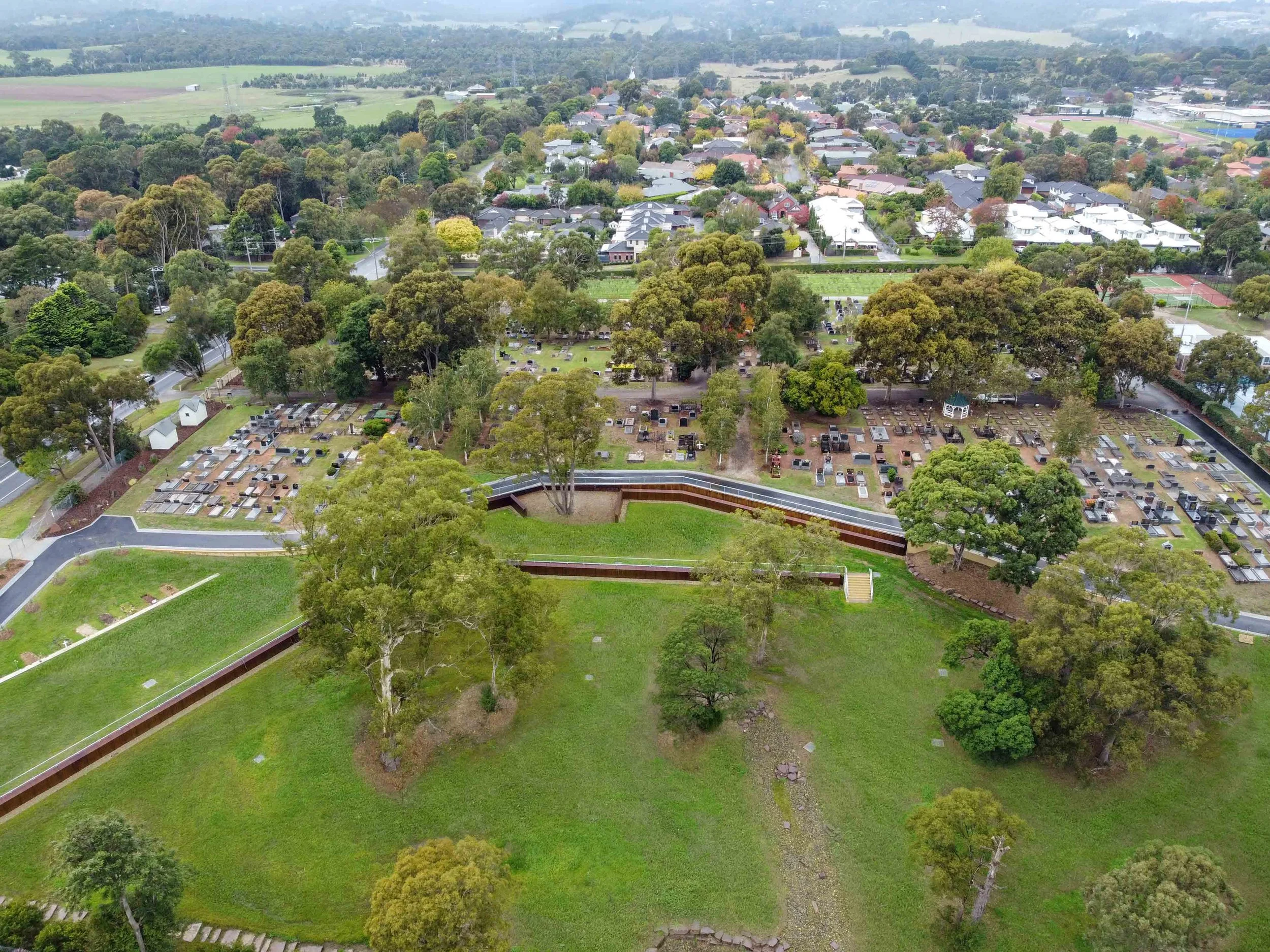 Berwick Cemetery extension — LJM Construction Aust
