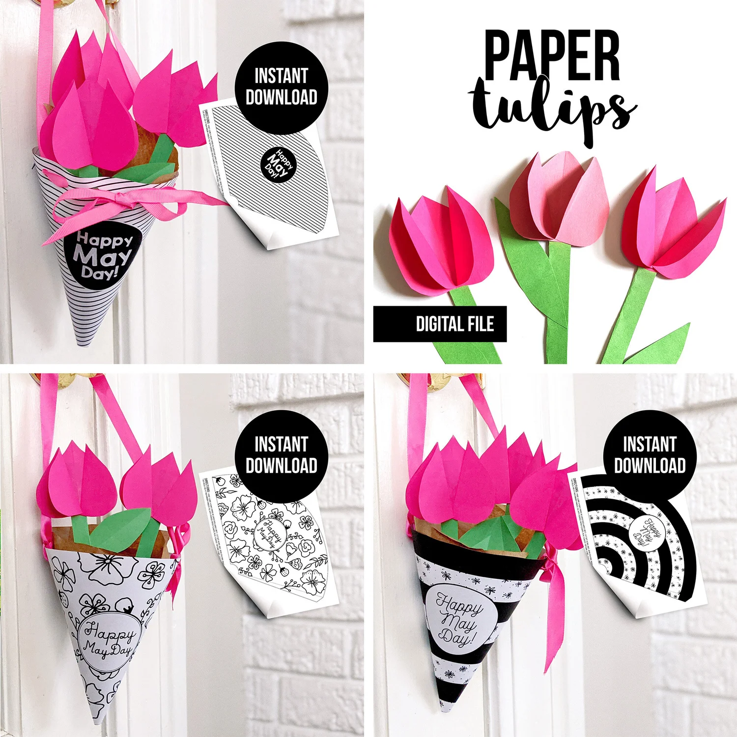 *FREEBIE* Printable May Day Gift Tags | Pepperwild