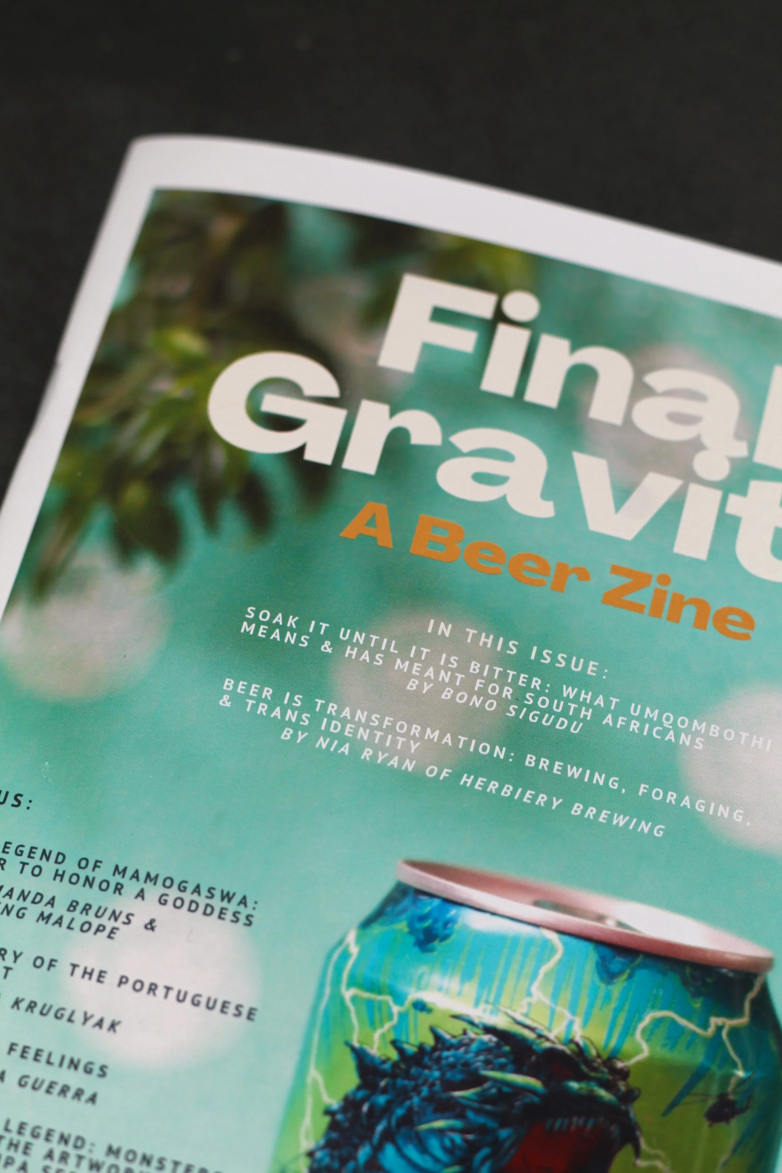 Final Gravity Issue 05: a beer zine telling intimate, immersive stories ...