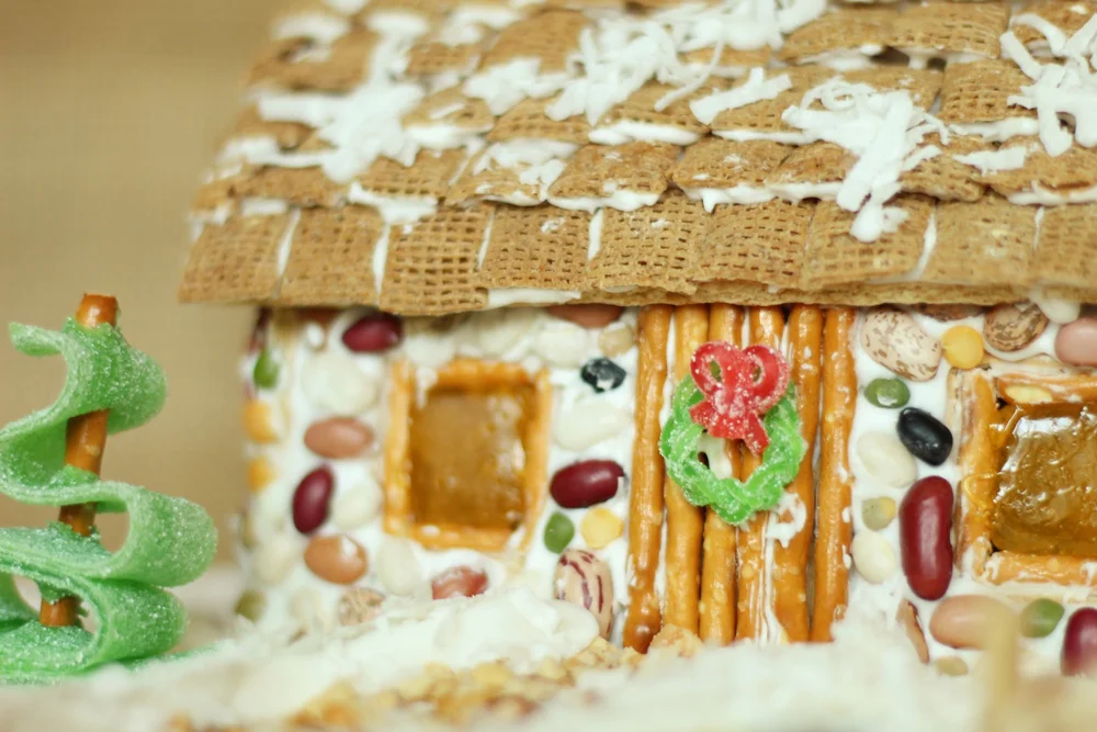 Haunted gingerbread house cabin in the woods — Bean to Barstool