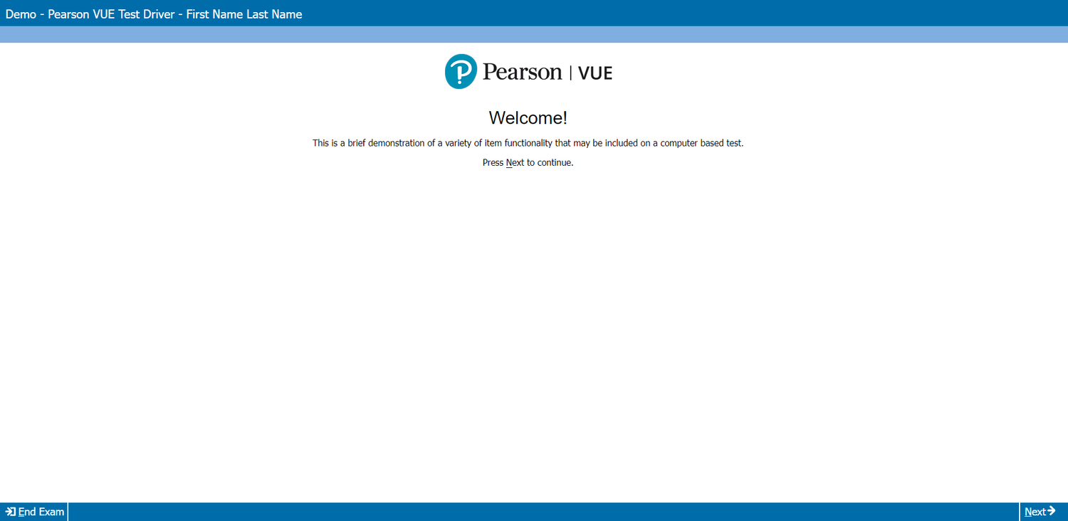 The Ultimate Test Taker’s Guide to Navigating Pearson VUE's Demo Test ...