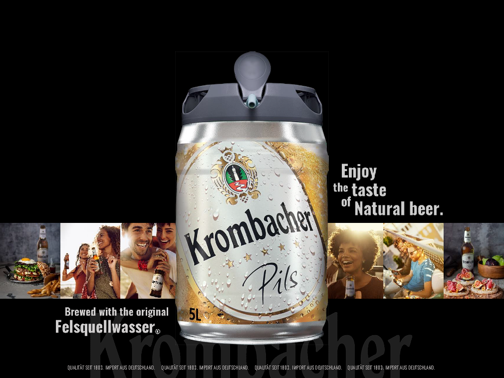 Krombacher Pils "Pint Stein" Box of 6 — the Northern