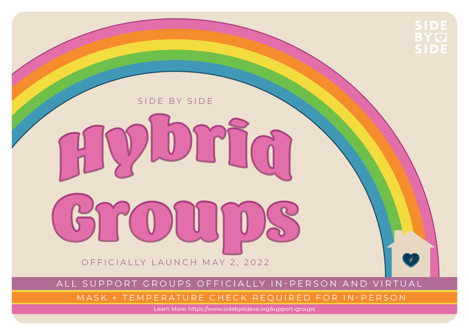 Officially Launching Hybrid Support Groups! — Side by Side