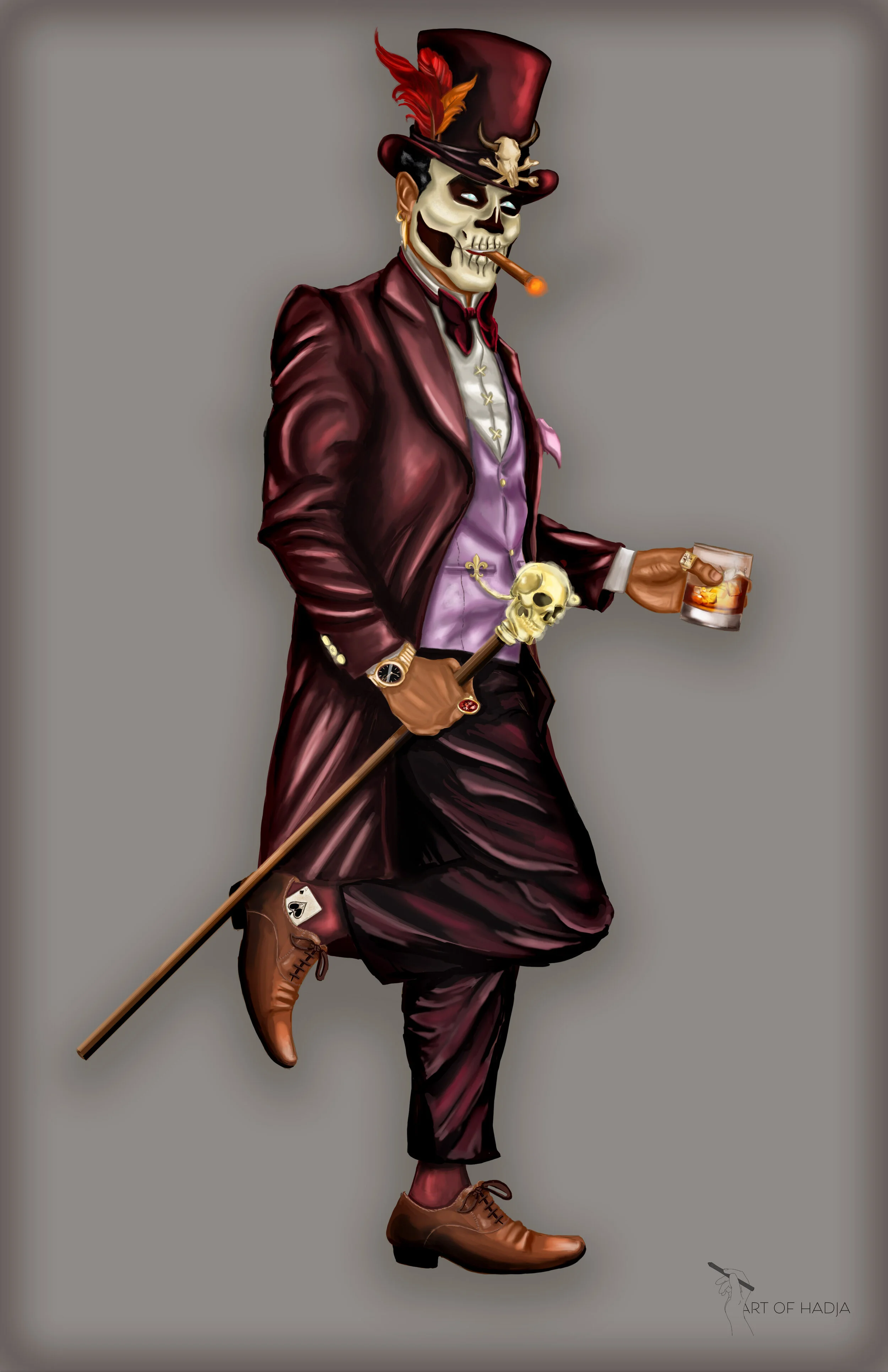 Voodoo Kunst Voodoo Skull | The Art Of Nan Coffey | NanWasHere | Art