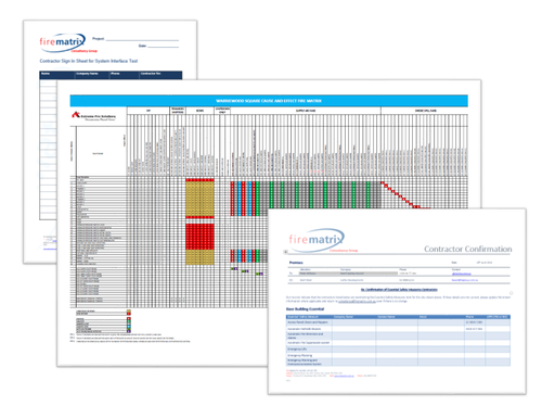 Instructing System Interface Testing & Reporting — Fire Matrix