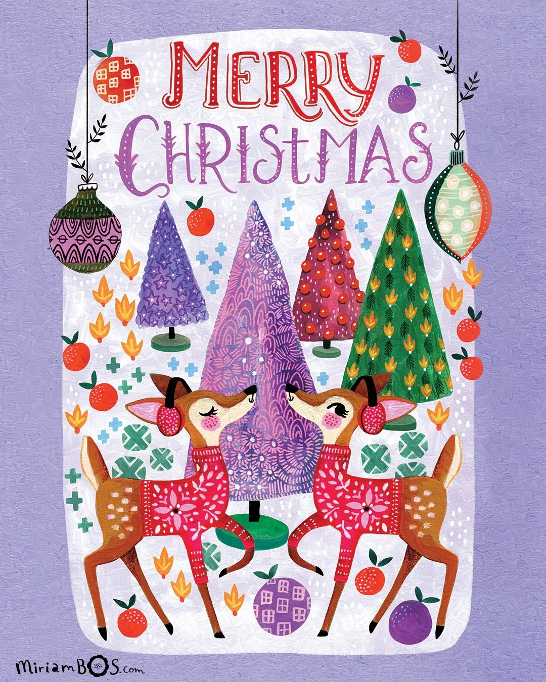 Holiday artwork — Miriam Bos - illustration and surface design